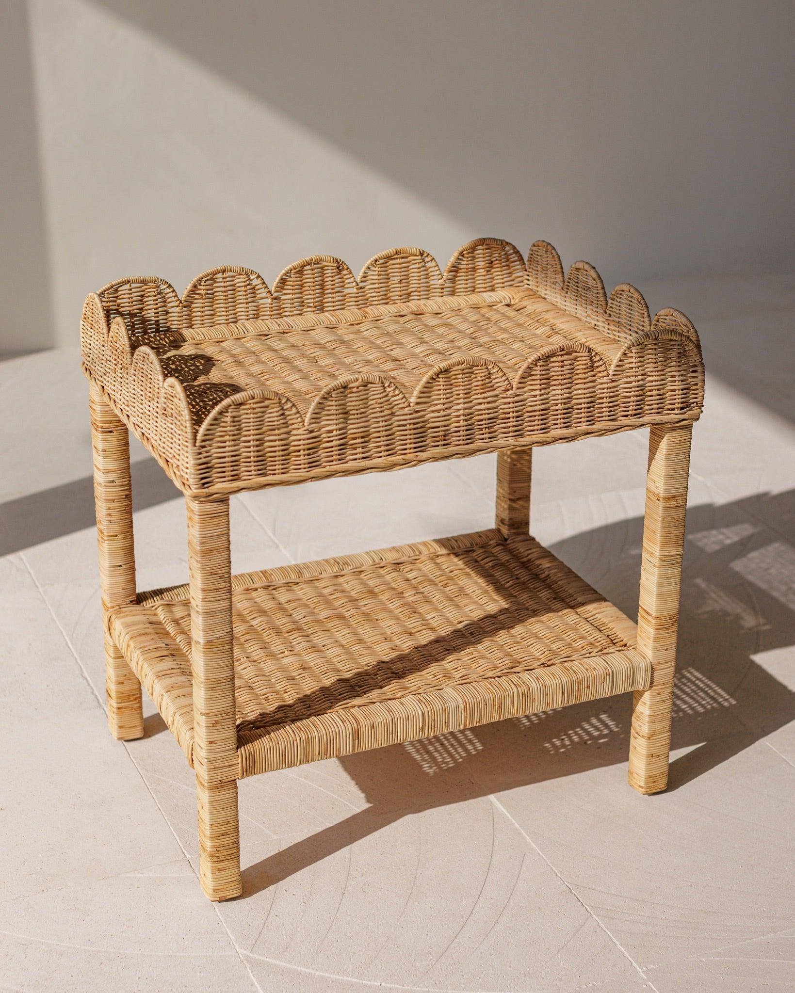 Scallop Side Table | Zaara's Market